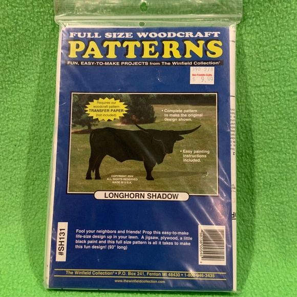 Woodcraft Full Size Pattern | Other | Full Size Woodcraft Pattern ...